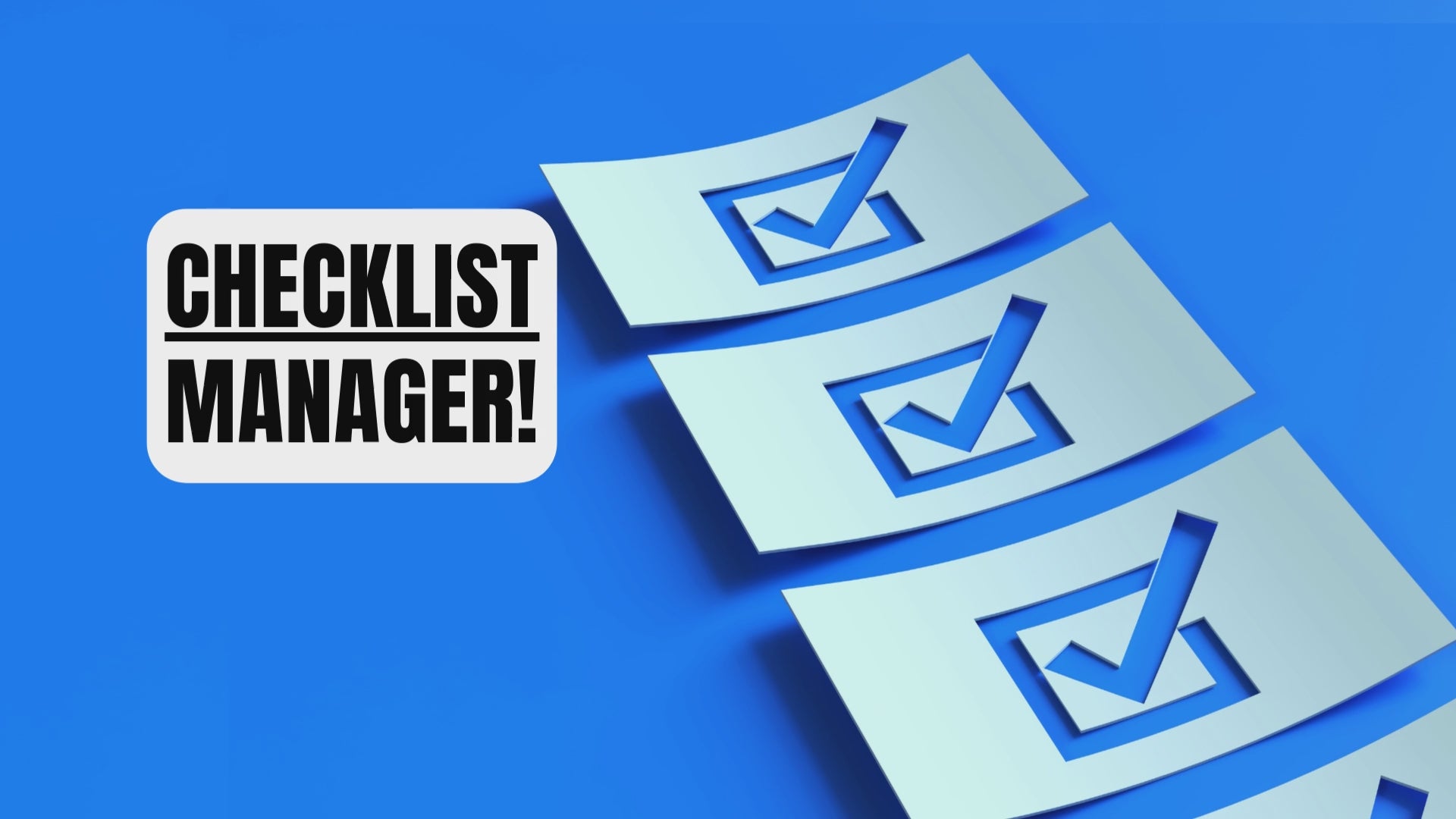 Checklists Manager! – BEAST SHEET